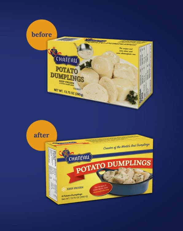 Chateau Food Products, Inc. Branding Design Package by Visual Lure