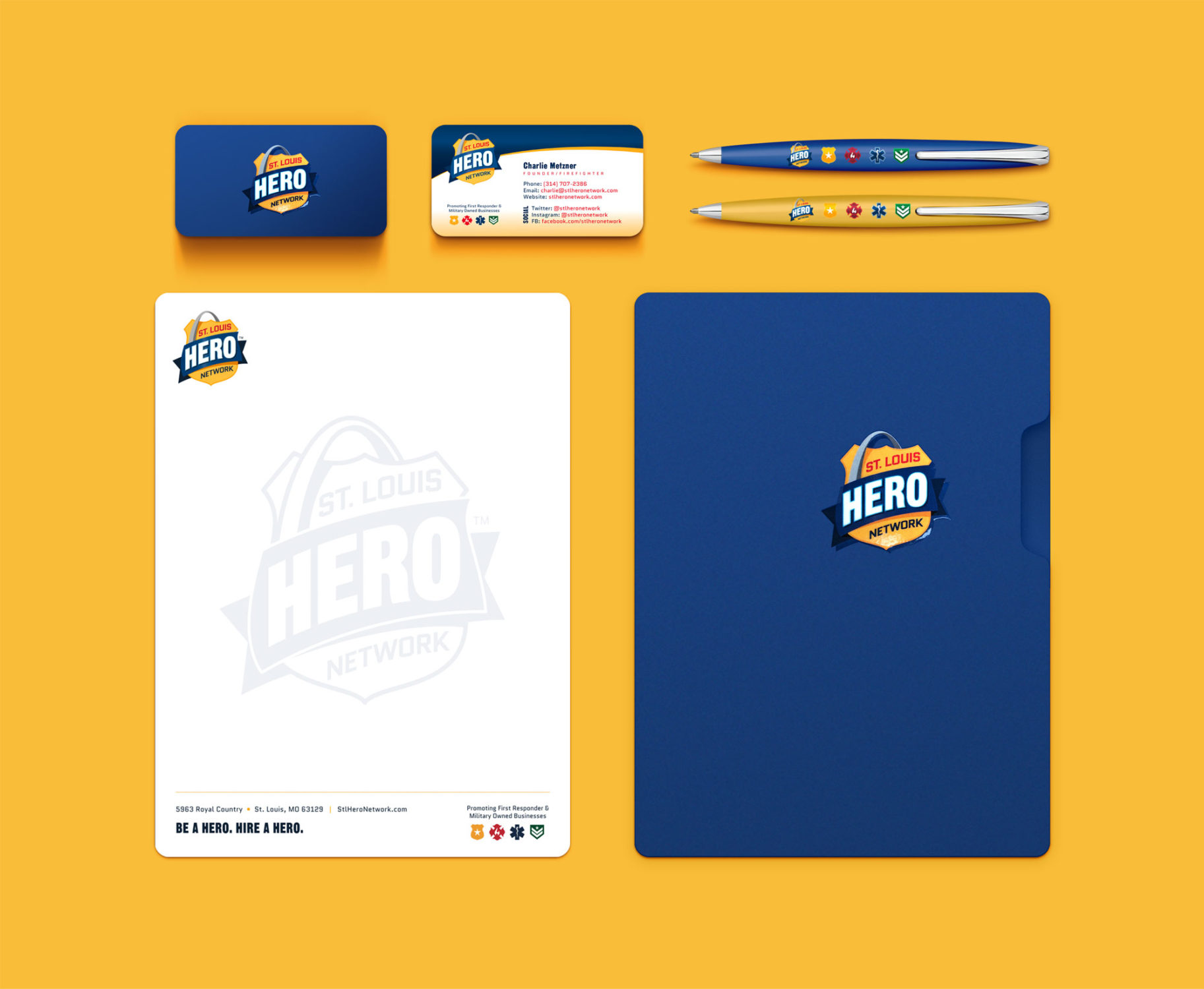 St. Louis HERO Branding & Design by Visual Lure