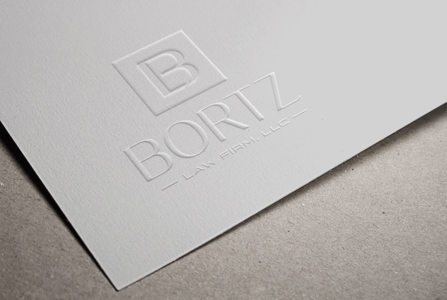 Bortz Law Firm Branding by Visual Lure of St. Louis Design Firm