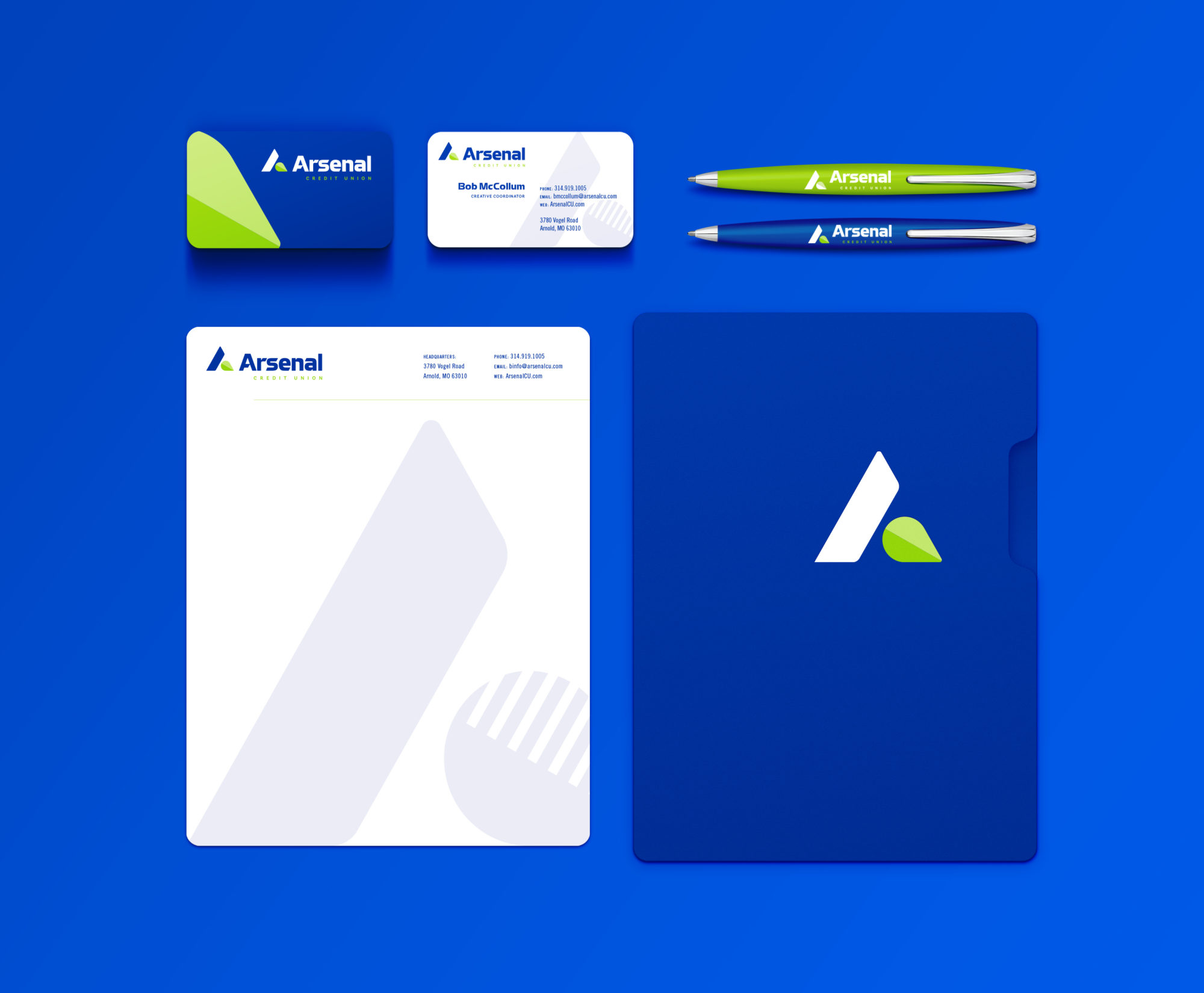 Arsenal Branding & Design by Visual Lure of St. Louis, Missouri