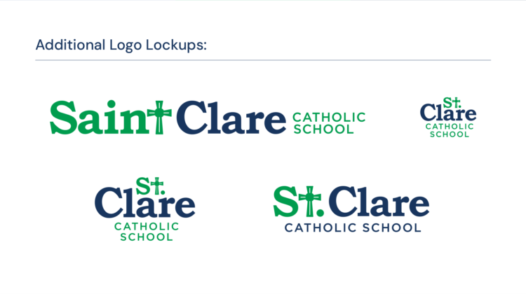 Private School Rebrand - Logos, Identity System + Design Apparel