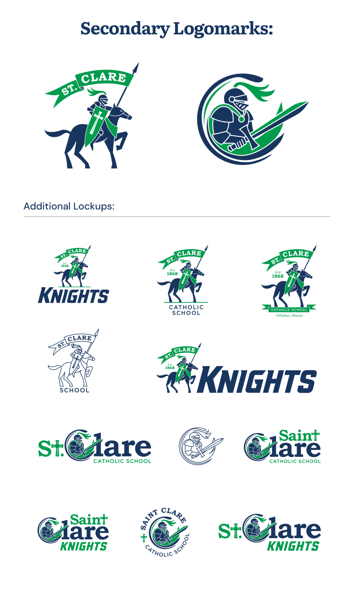 Private School Rebrand - Logos, Identity System + Design Apparel