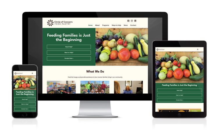Circle of Concern Website - Visual Lure